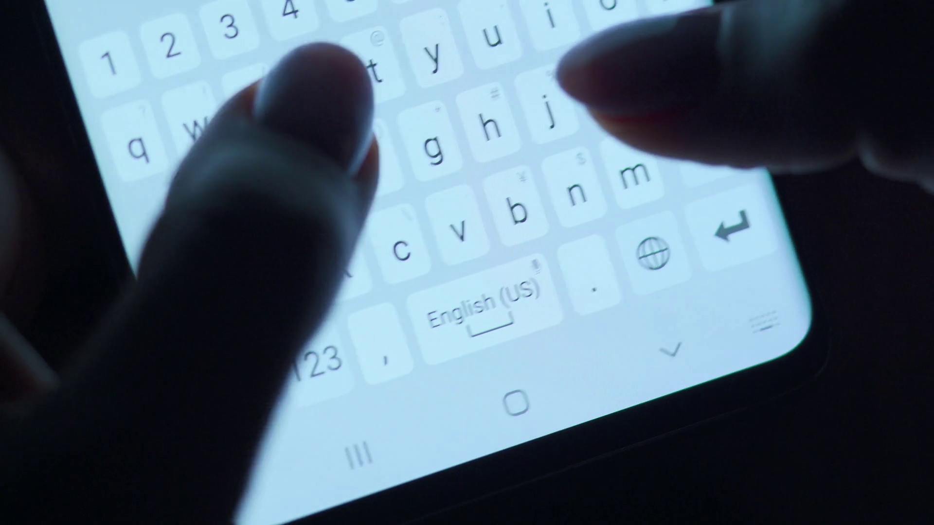 Hands Typing Text On Smartphone Close-up Stock Footage SBV-338164591 ...