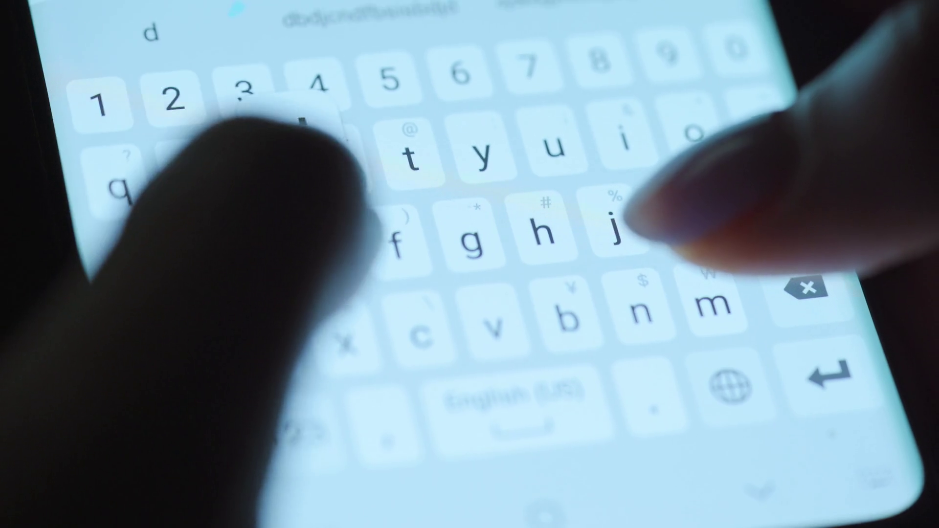 Hands Typing Text On Smartphone Close-up Stock Footage SBV-337999874 ...
