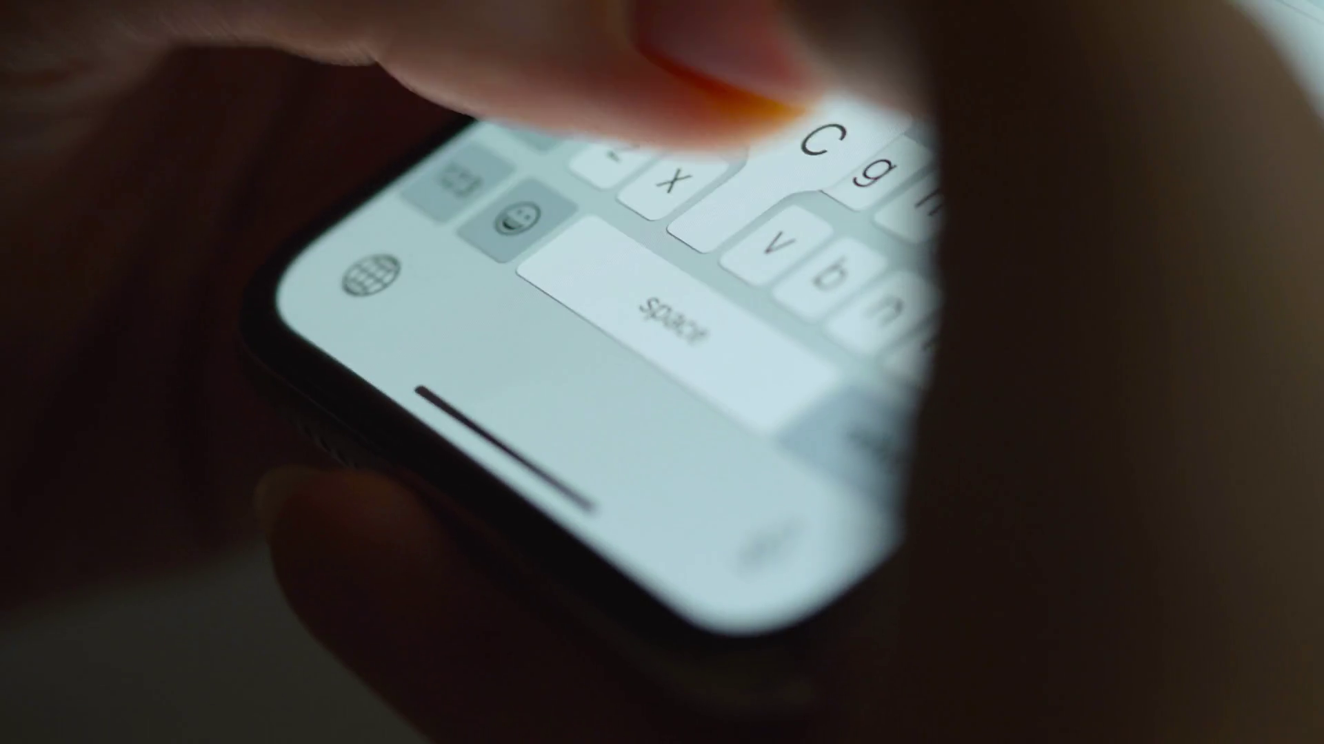 Hands Typing Text On Smartphone Close-up Stock Footage SBV-338547987 ...