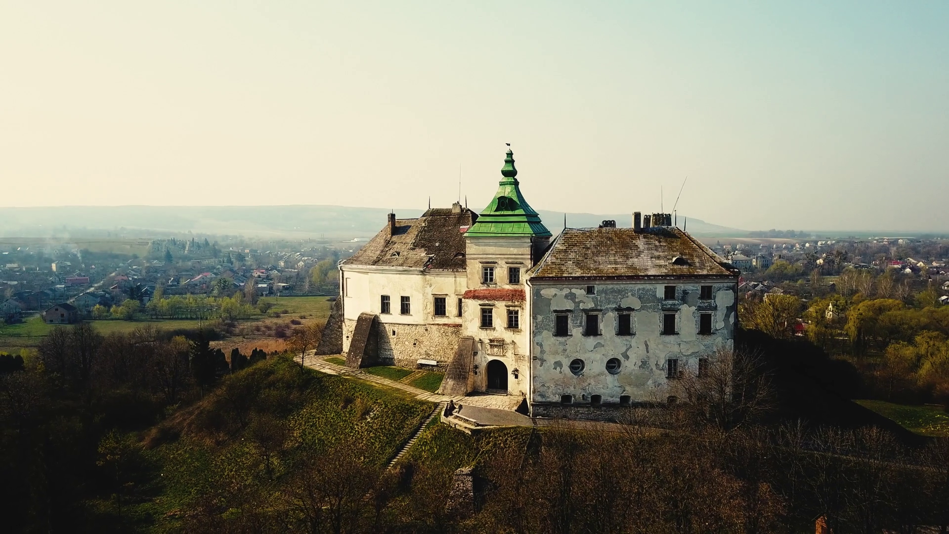 Medieval Olesko castle near Lviv city, Ukraine Stock Video Footage 00: ...
