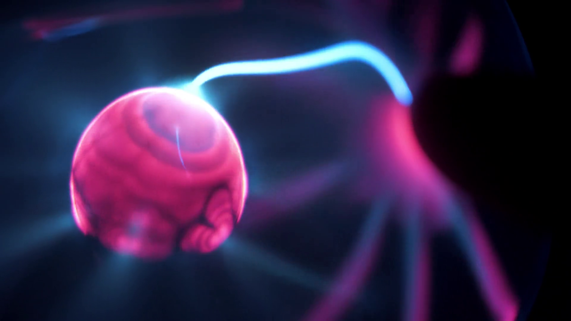 Electromagnetism Lightning Plasma Ball Stock Footage SBV-352208472 ...