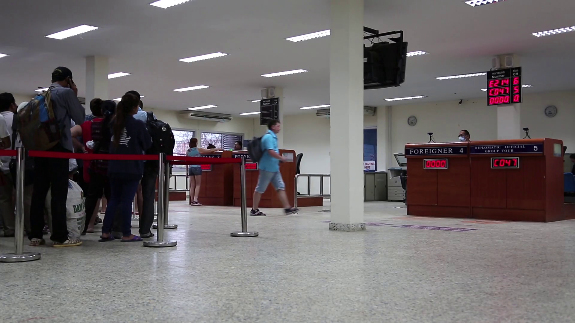 Cambodia Poipet Thailand-cambodia National Stock Footage SBV-304926914 ...