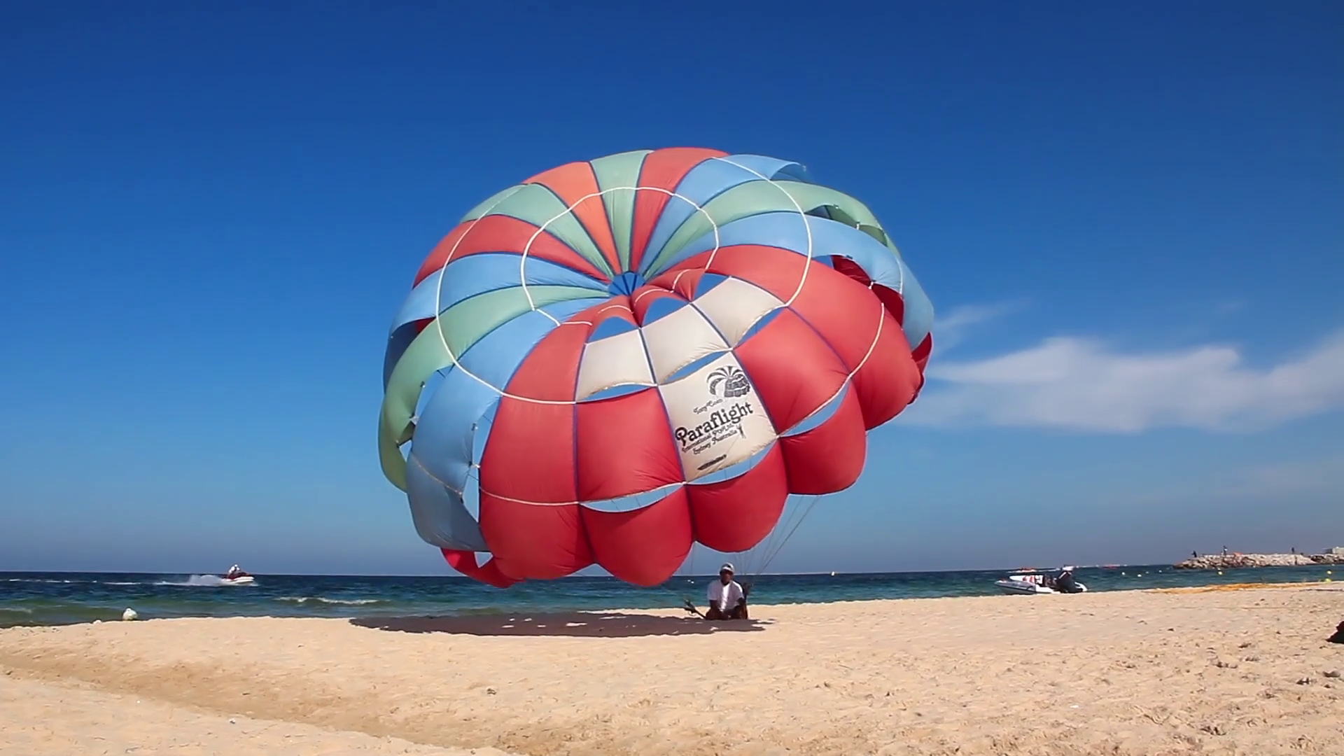 Parasailing Also Known Parascending Stock Footage SBV-304891837 ...