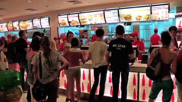 Fast Food Restaurant Stock Footage: Royalty-Free Video Clips - Storyblocks
