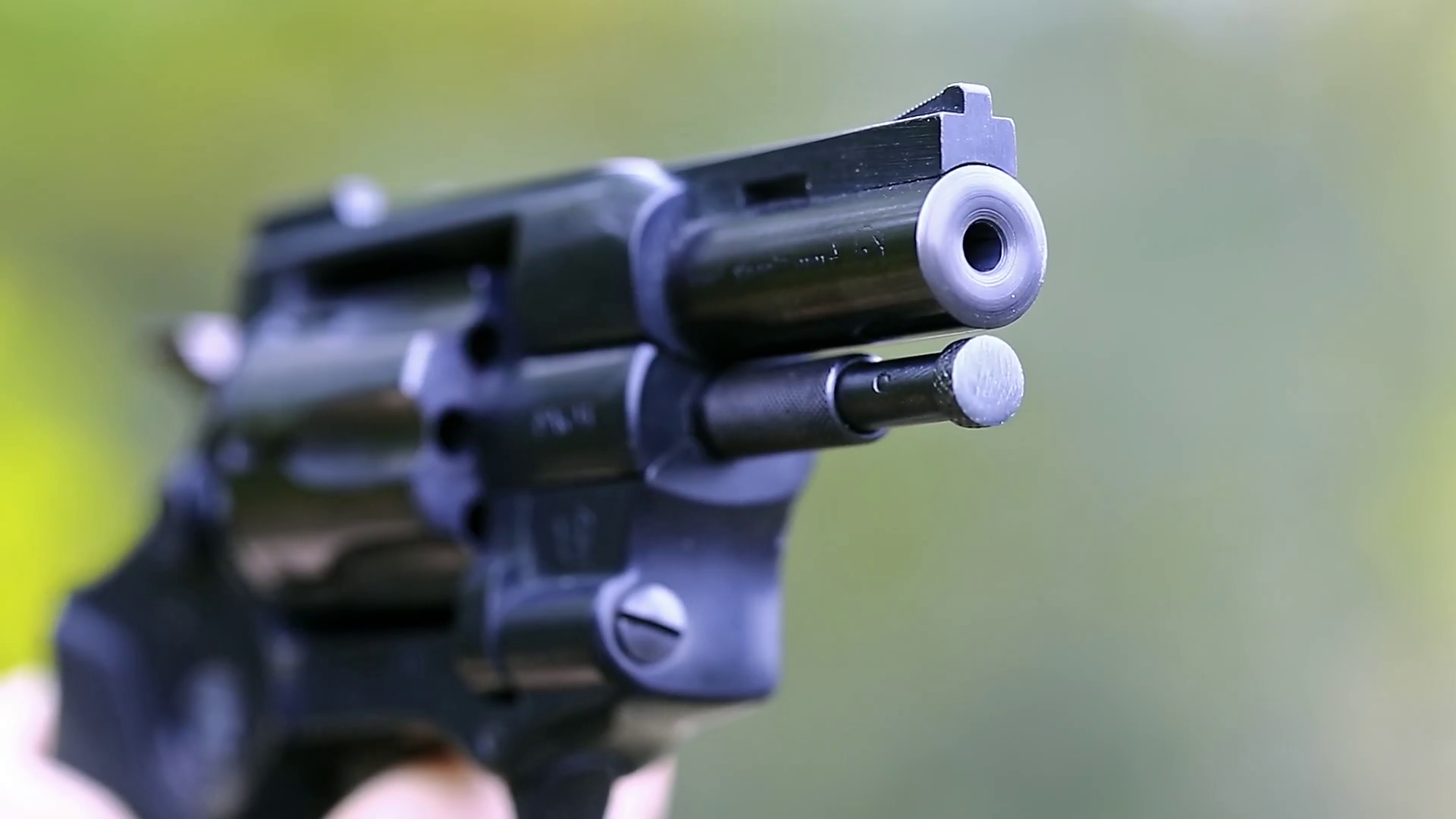 Shots From Revolver Man Shoots Revolver Stock Footage SBV-310451350 ...