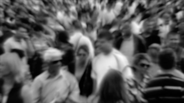 Woman Walking In Crowd Stock Footage: Royalty-Free Video Clips ...
