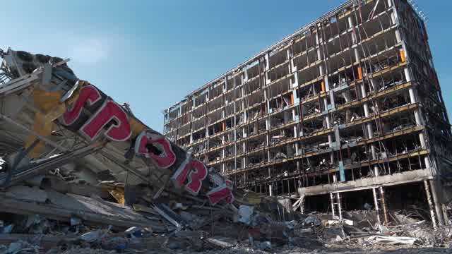 Building Demolition Explosion Stock Footage: Royalty-Free Video Clips ...
