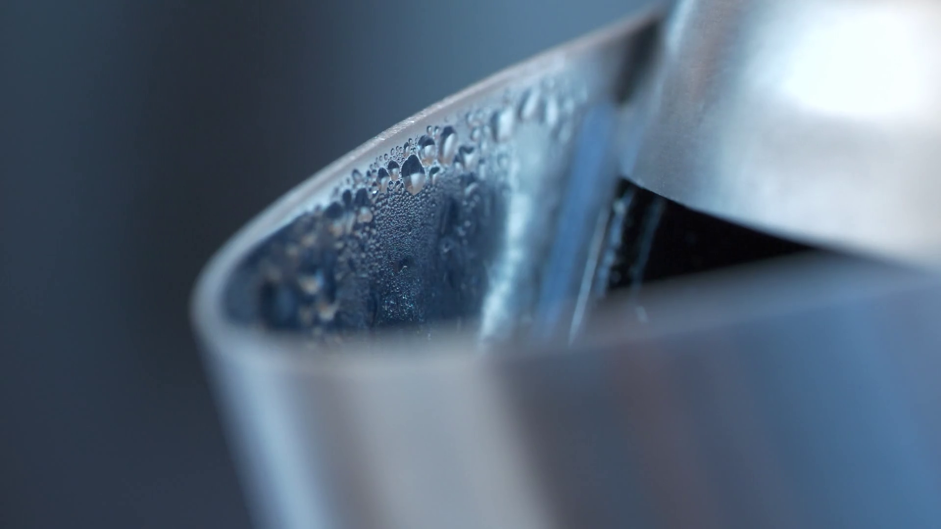 Formation Of Steam Condensation On Spout Of Stock Footage SBV-348621180 ...