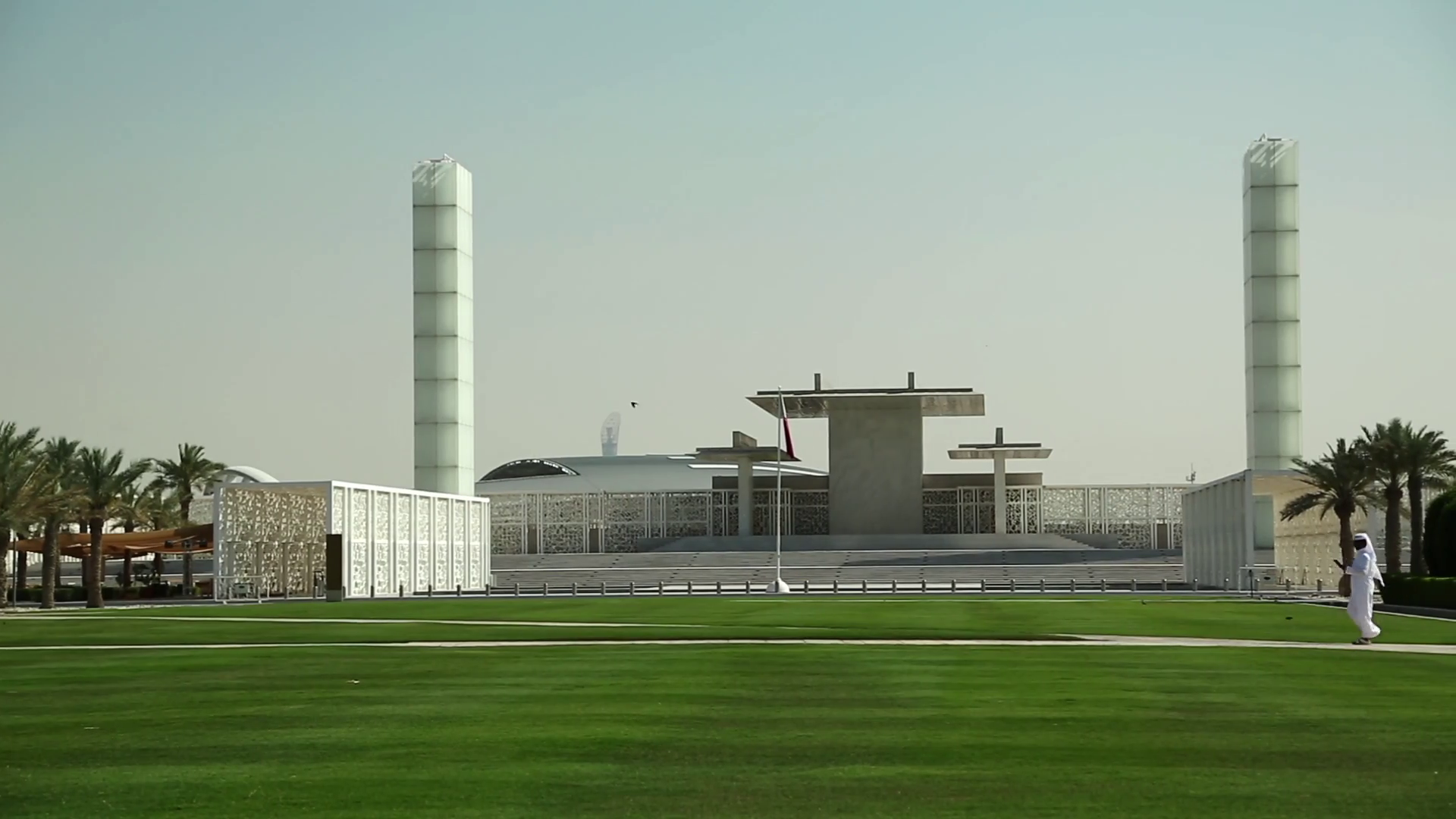 Ceremonial Court In Education City In Doha Stock Footage SBV-324684020 ...