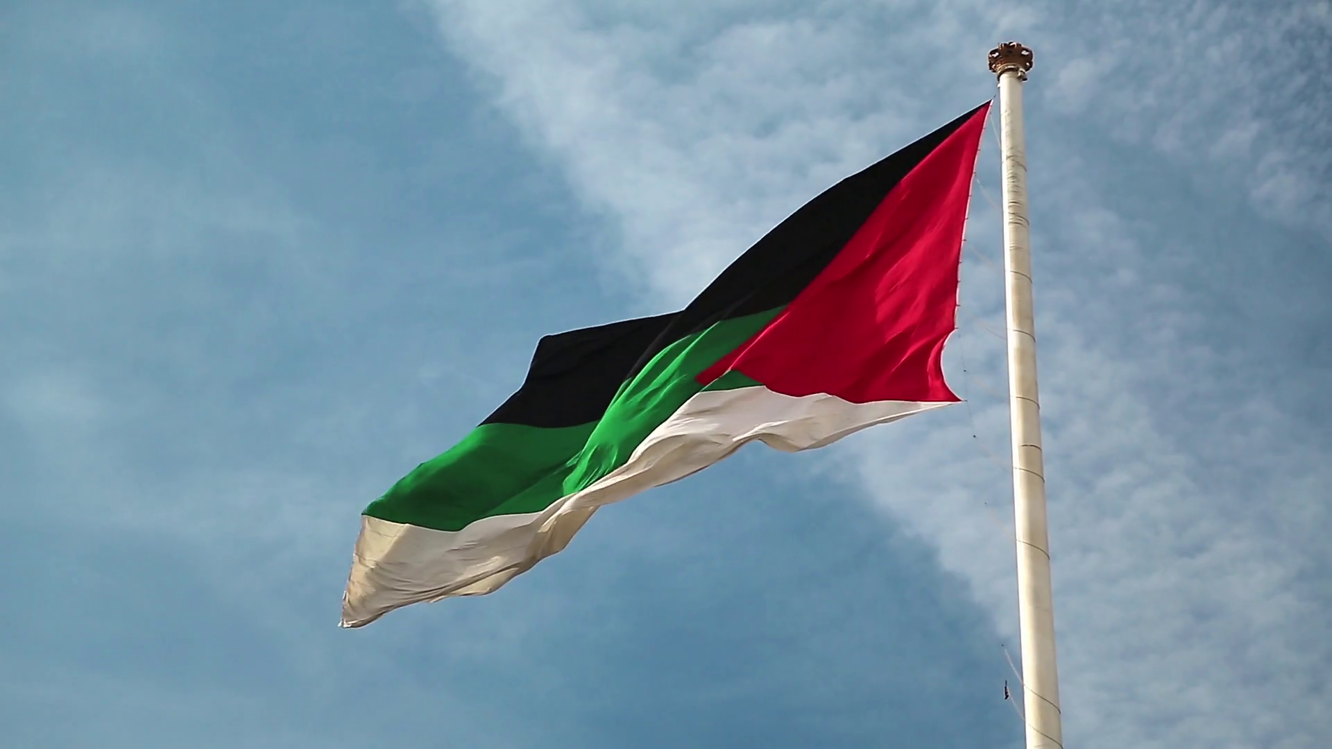 Flag Of Arab Revolt In Aqaba Hashemite Stock Footage SBV-313922967 ...