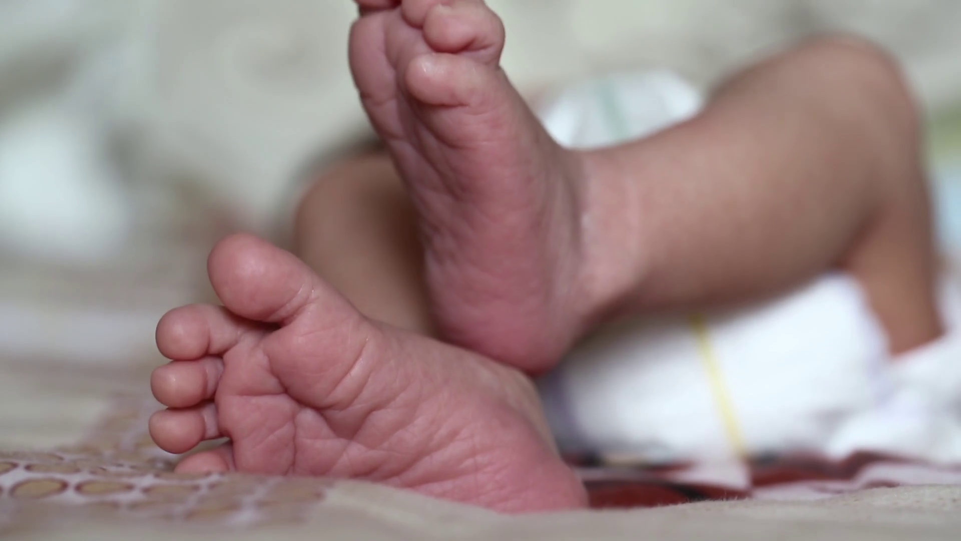 Little Feet Of Newborn Baby Stock Footage SBV-331030655 - Storyblocks
