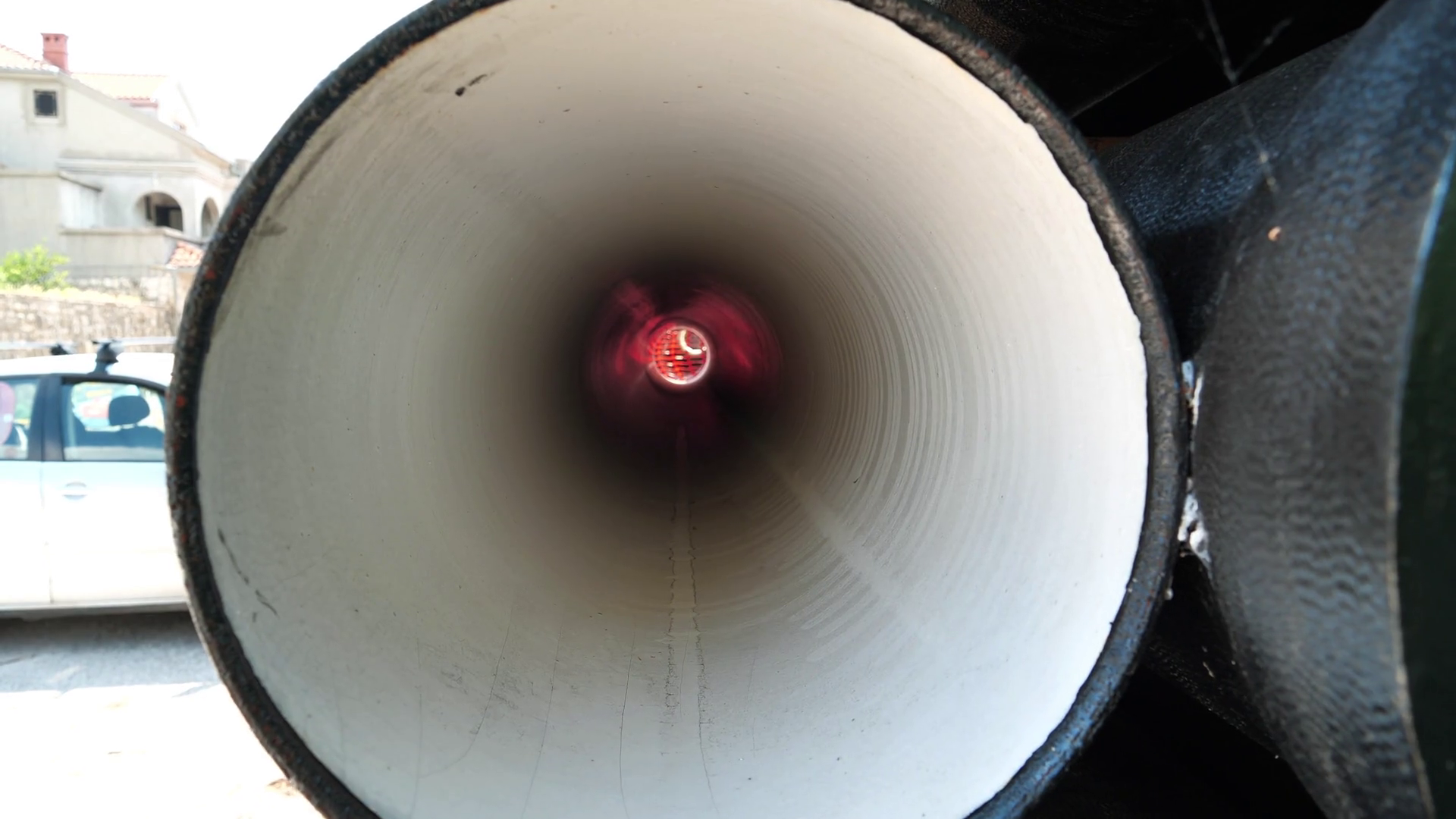 Video Camera Enters Into Pipe Inside Of Stock Footage SBV-337051457 ...