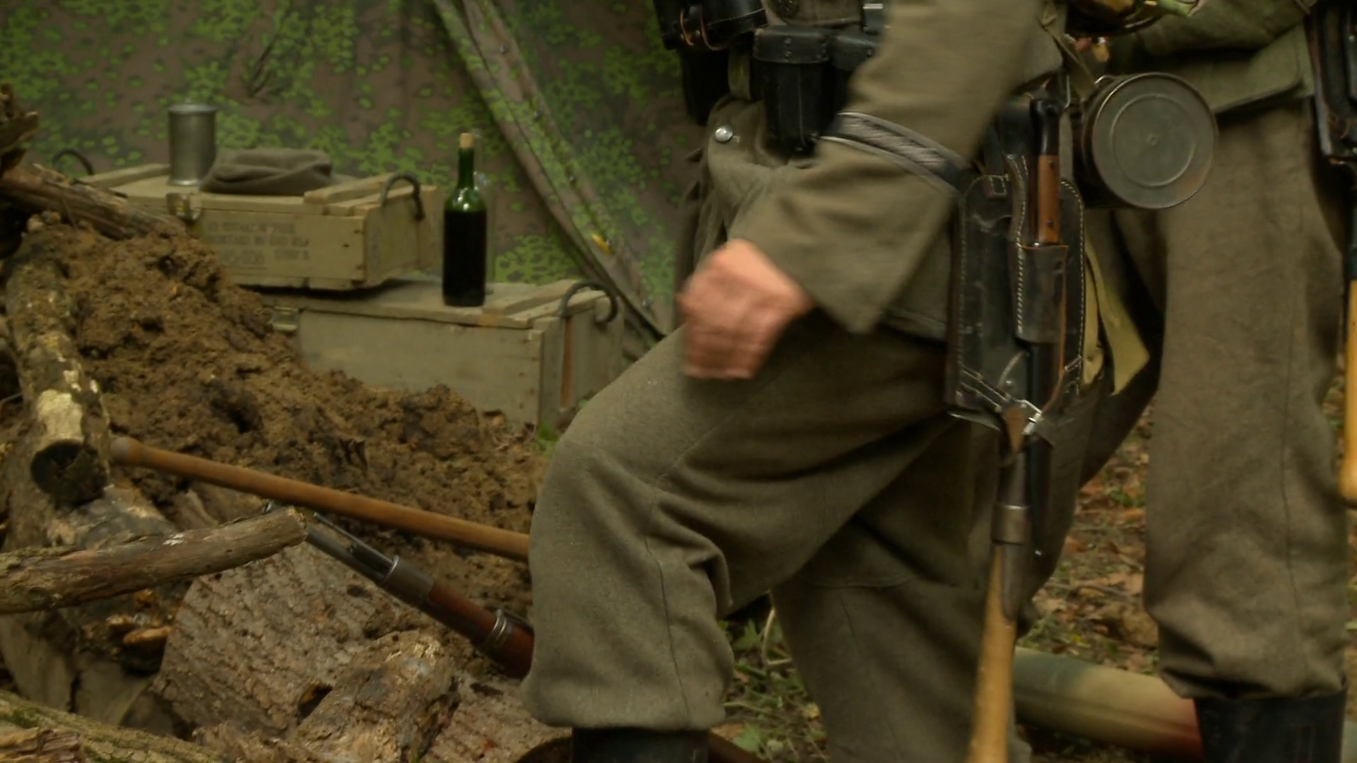 German Soldiers In World War Ii Construct Stock Footage SBV-306186049 ...