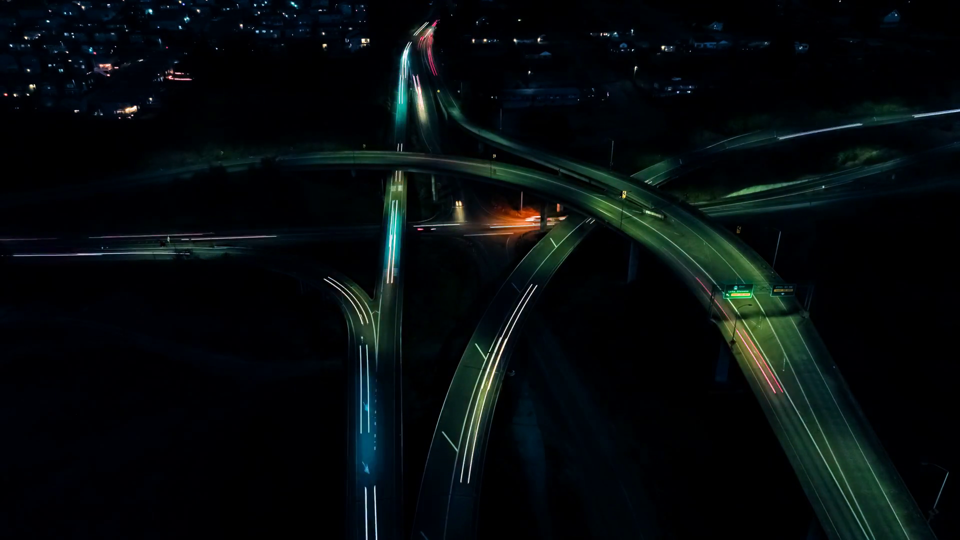 Time Lapse Of Car Headlights In Motion On Stock Footage SBV-348813960 ...