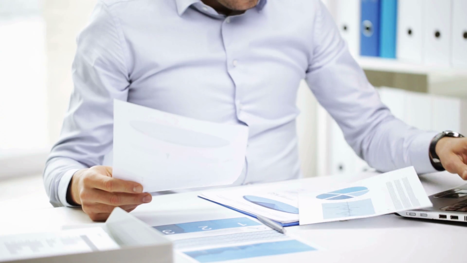 Business People Paperwork Technology Concept Stock Footage SBV ...