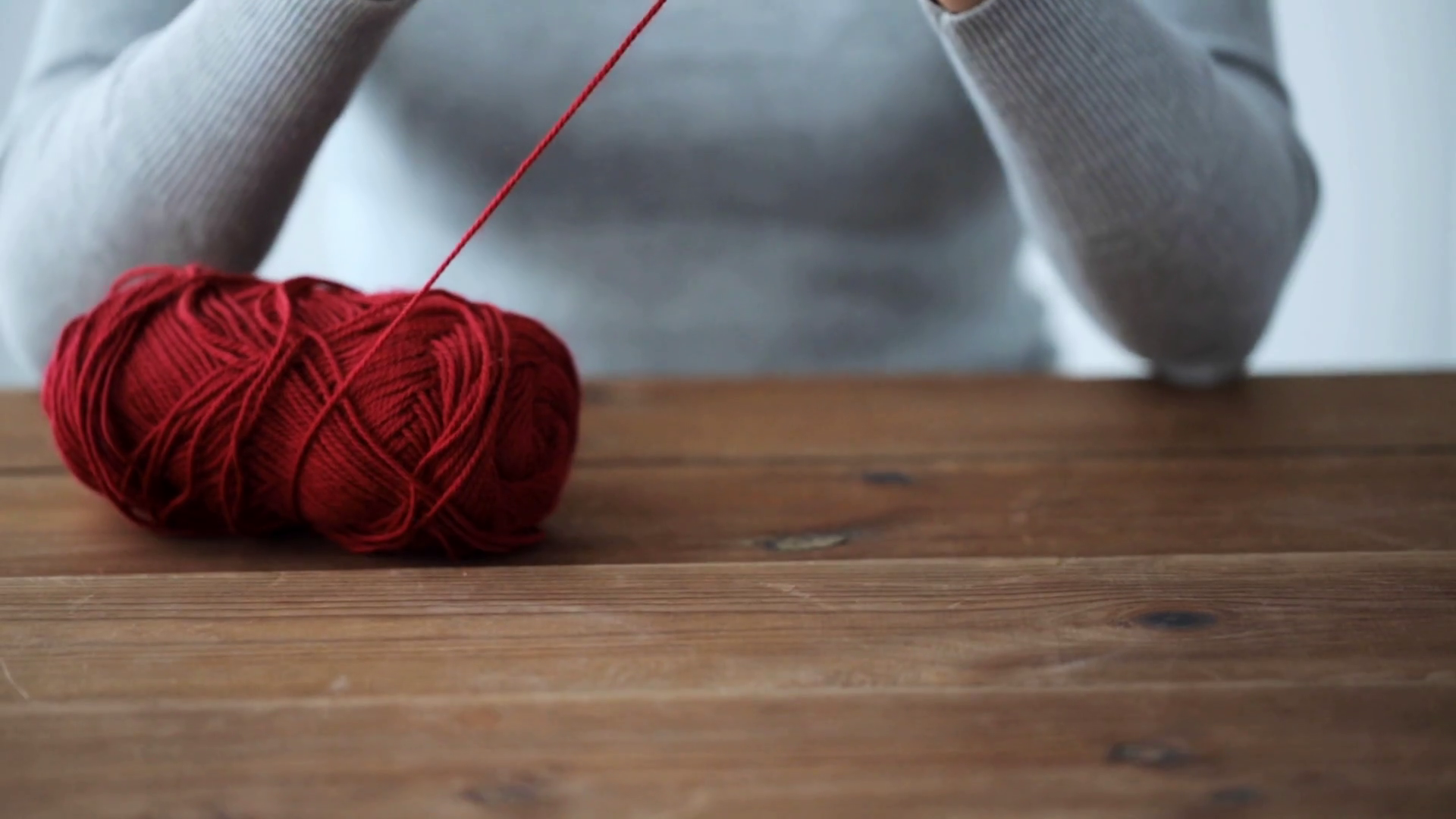 People Needlework Concept - Woman Knitting Stock Footage SBV-310267819 ...