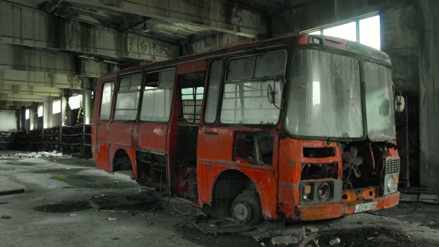 Bus Warehouse Stock Footage: Royalty-Free Video Clips - Storyblocks