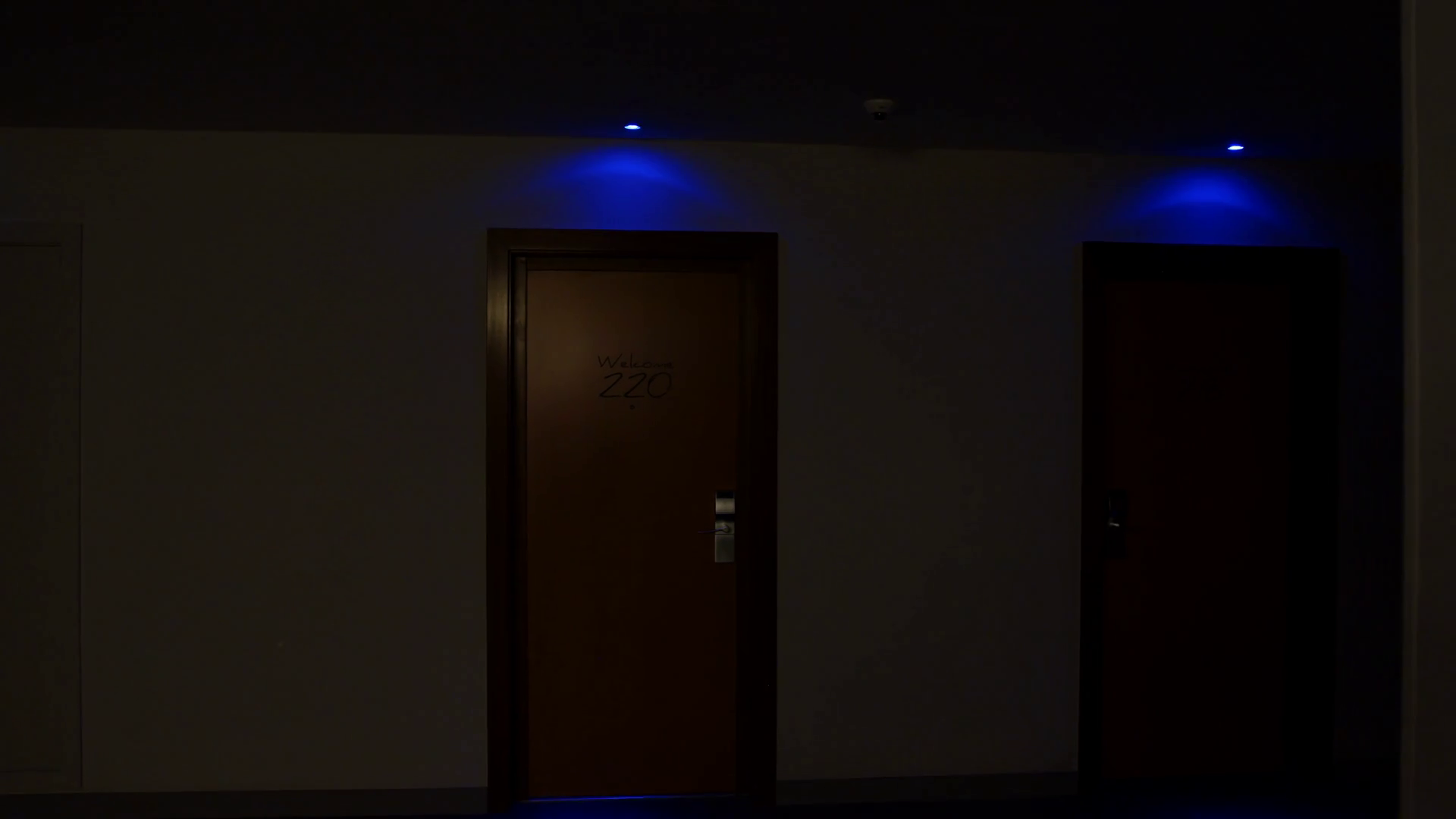 Dim Blue Illumination Casting Eerie Glow Stock Footage SBV-351998155 ...