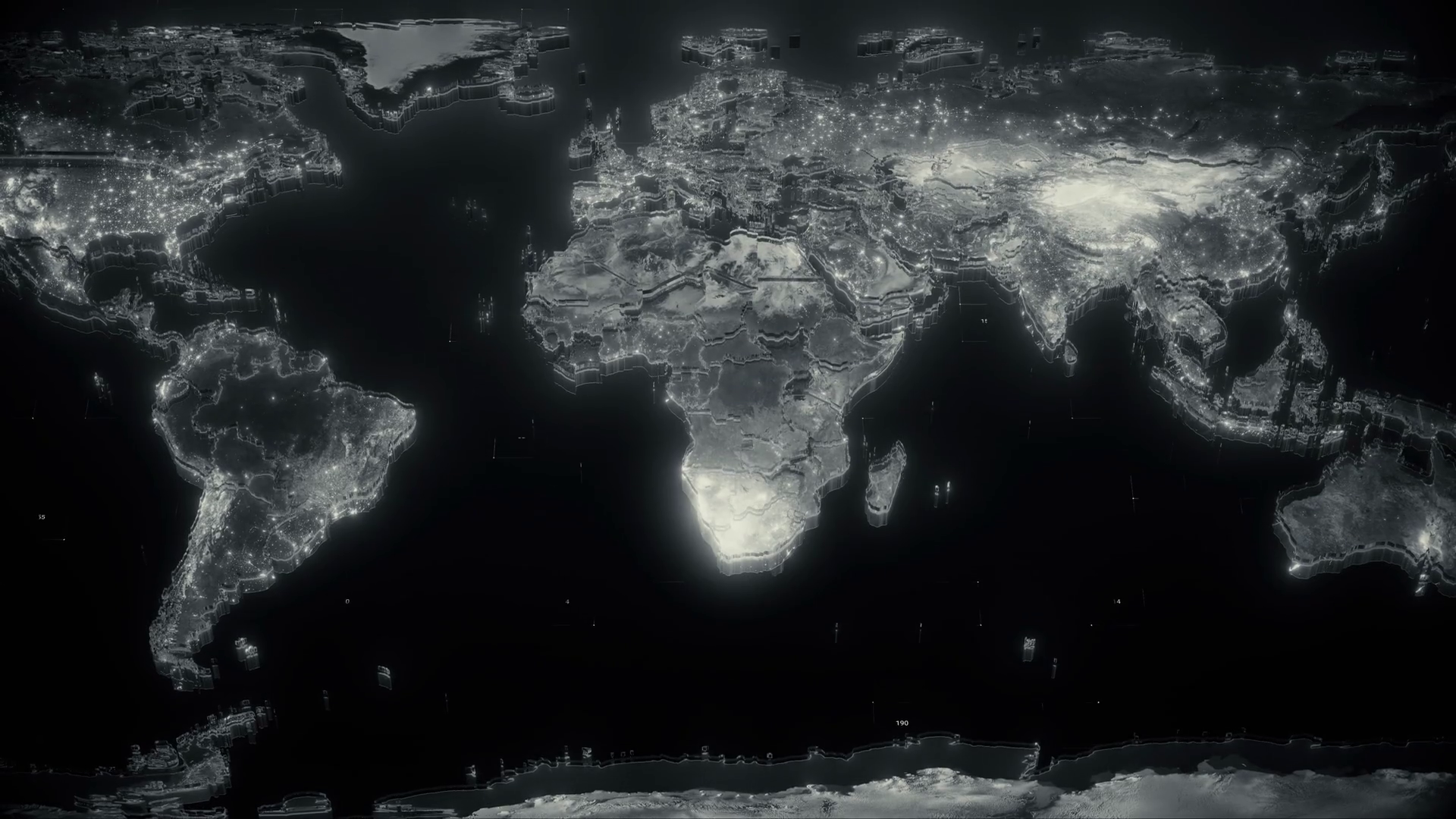 Elegant Cg Animation World Map Stock Motion Graphics SBV-348782193 ...