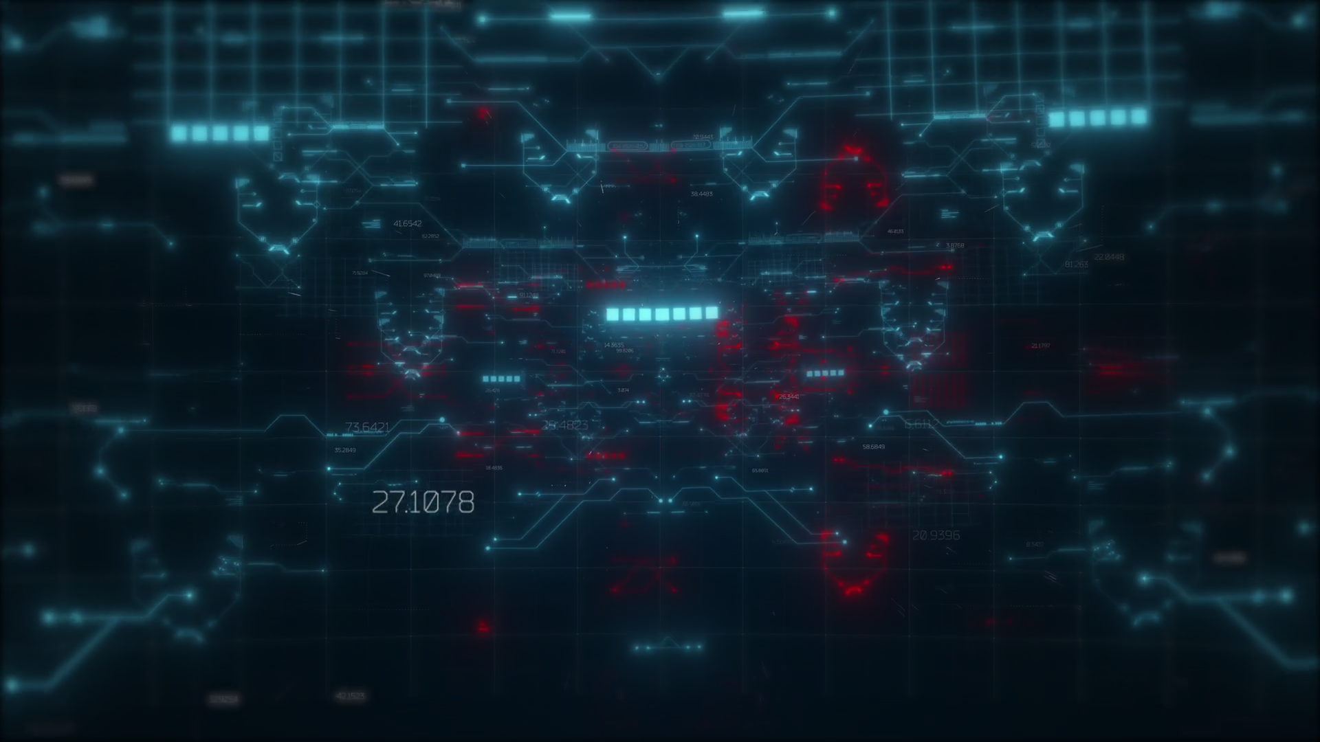 Futuristic Cg Animation With Hud Stock Motion Graphics SBV-348782645 ...
