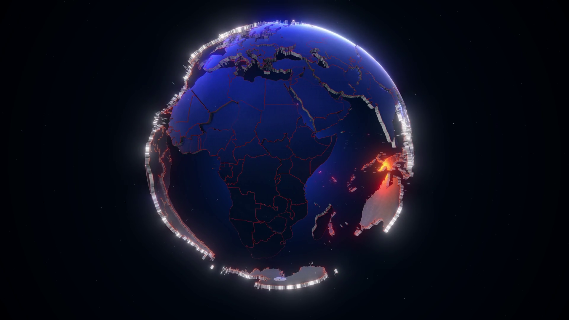 Futuristic Cyber World Animation Stock Motion Graphics SBV-348782826 ...