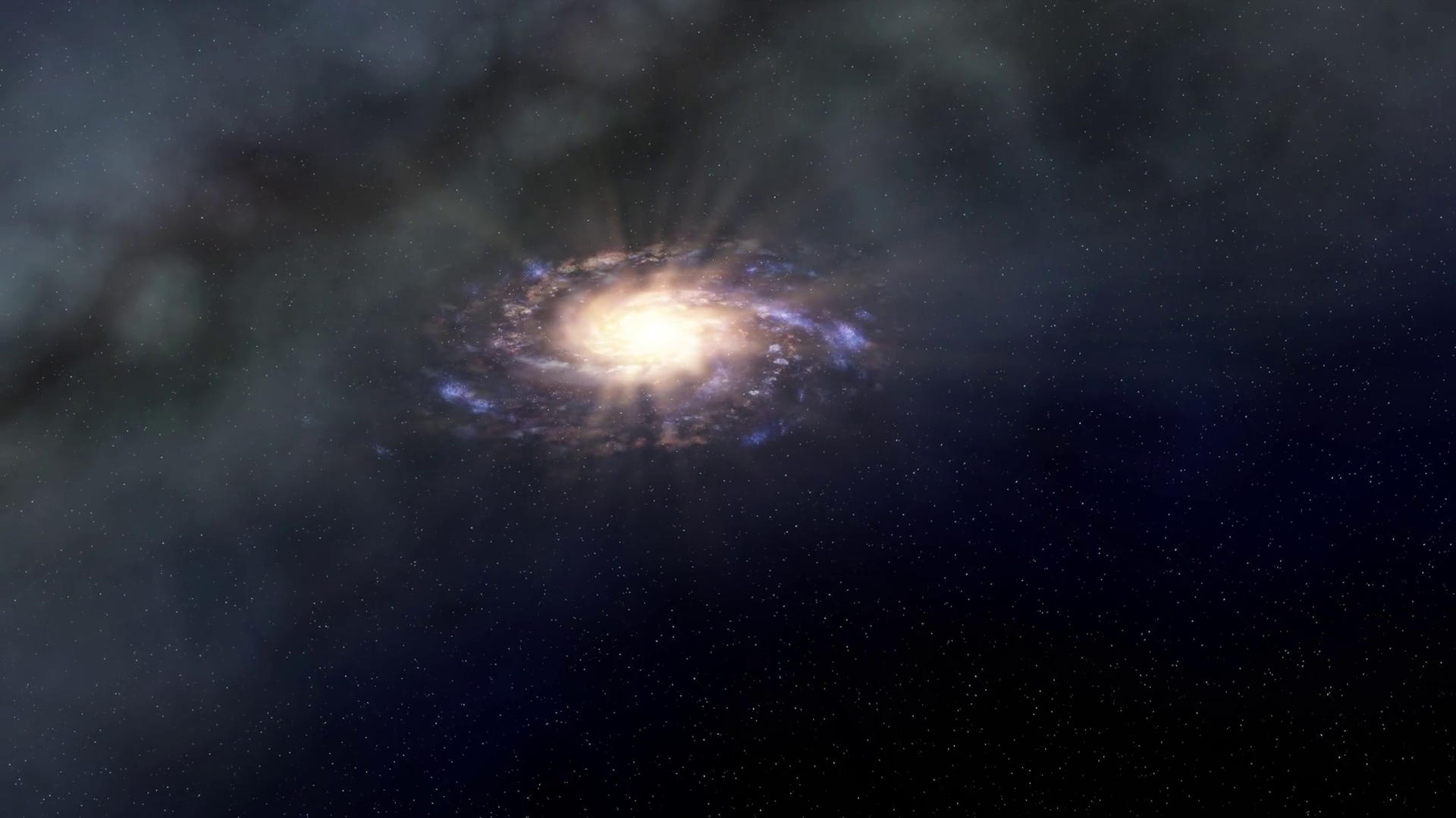 Spinning Galaxy Cg Animation Stock Motion Graphics SBV-348783174 ...