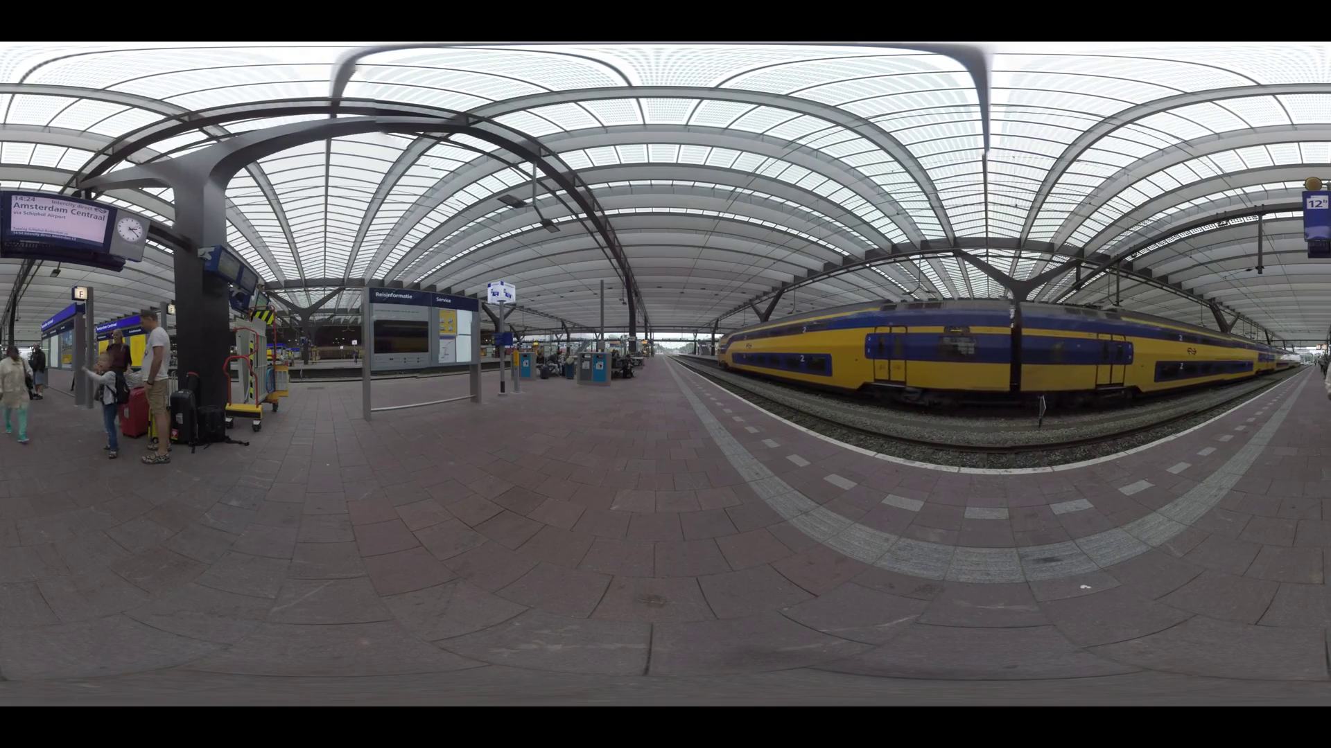360 Vr Video Rotterdam Centraal Station With SBV-316054018 - Storyblocks