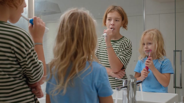 Brush Teeth Kids Stock Footage: Royalty-Free Video Clips - Storyblocks