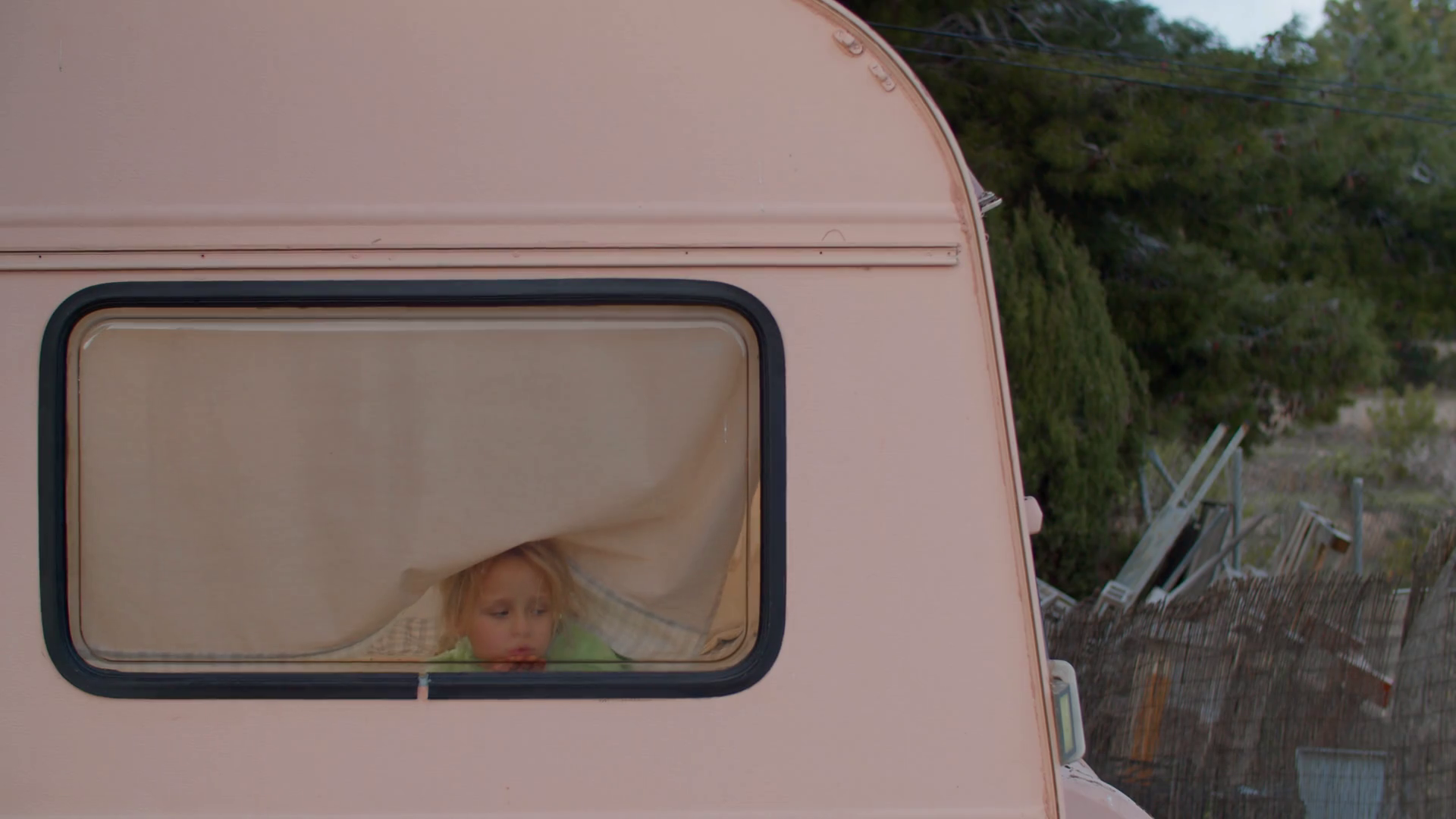 A Young Child Appears Uninterested In Stock Footage SBV-347751790 ...