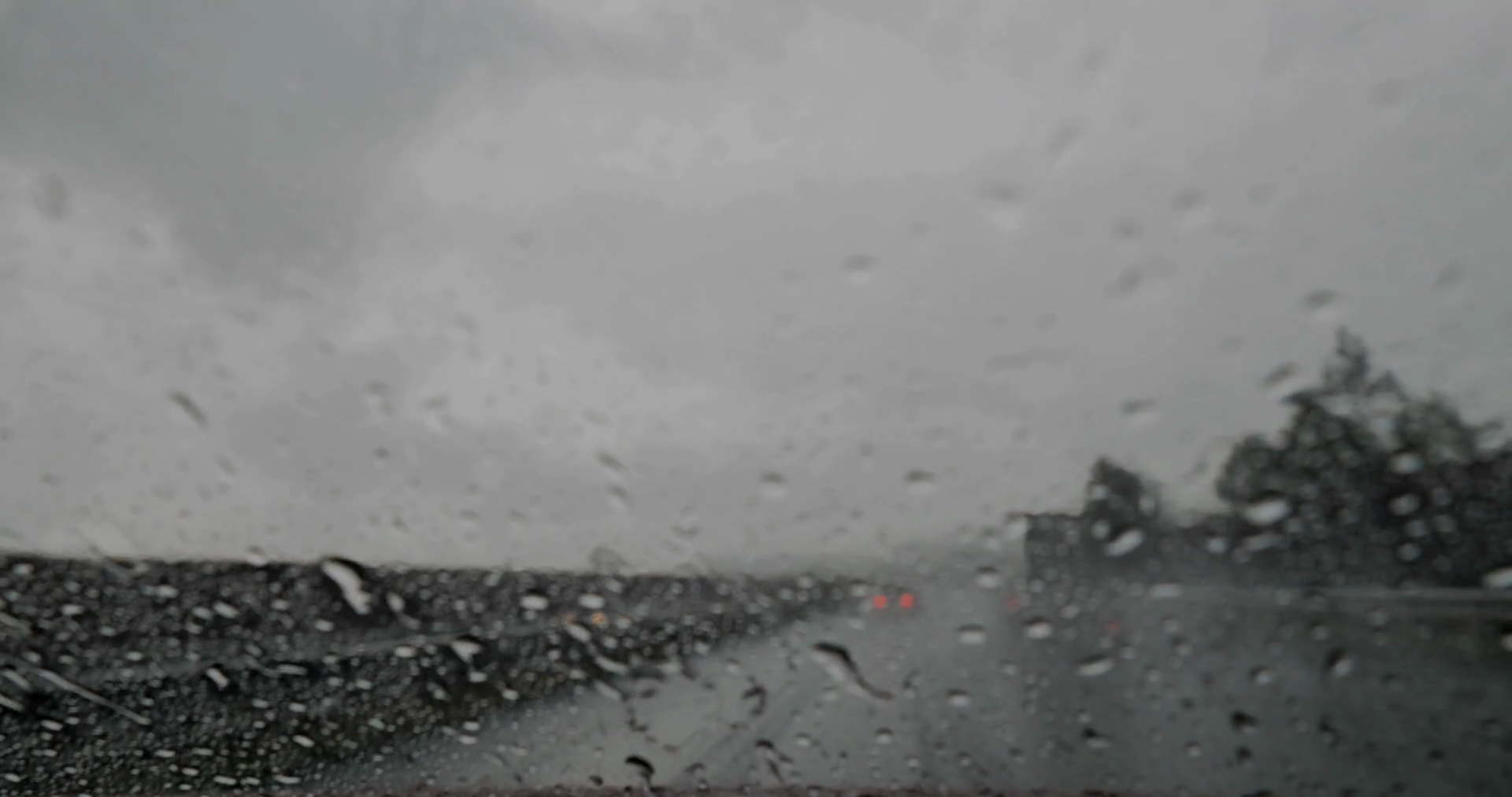 Blurred Rain Drops On Windshield Driving Stock Footage SBV-348799114 ...