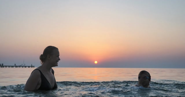 Sunset Diver Stock Footage: Royalty-Free Video Clips - Storyblocks