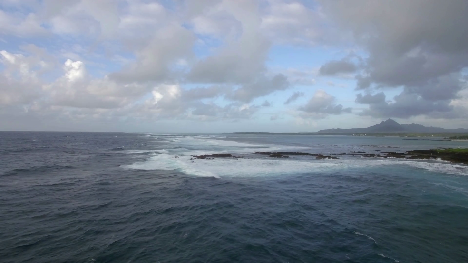 Aerial View Of Water Line Of Sea Waves With Stock Footage SBV-338014036 ...