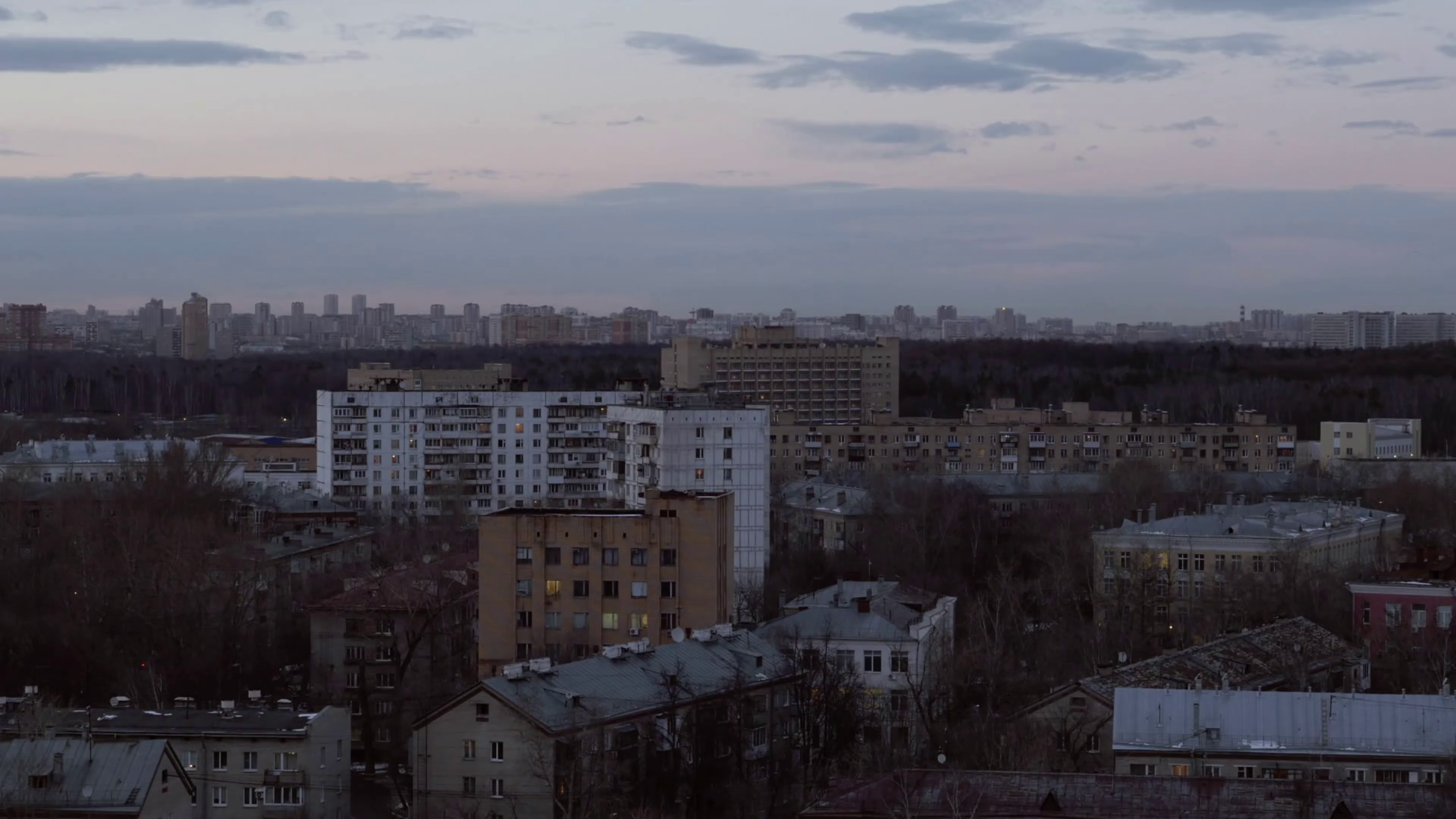 Cityscape In Early Spring Russia View With Stock Footage SBV-338003439 ...