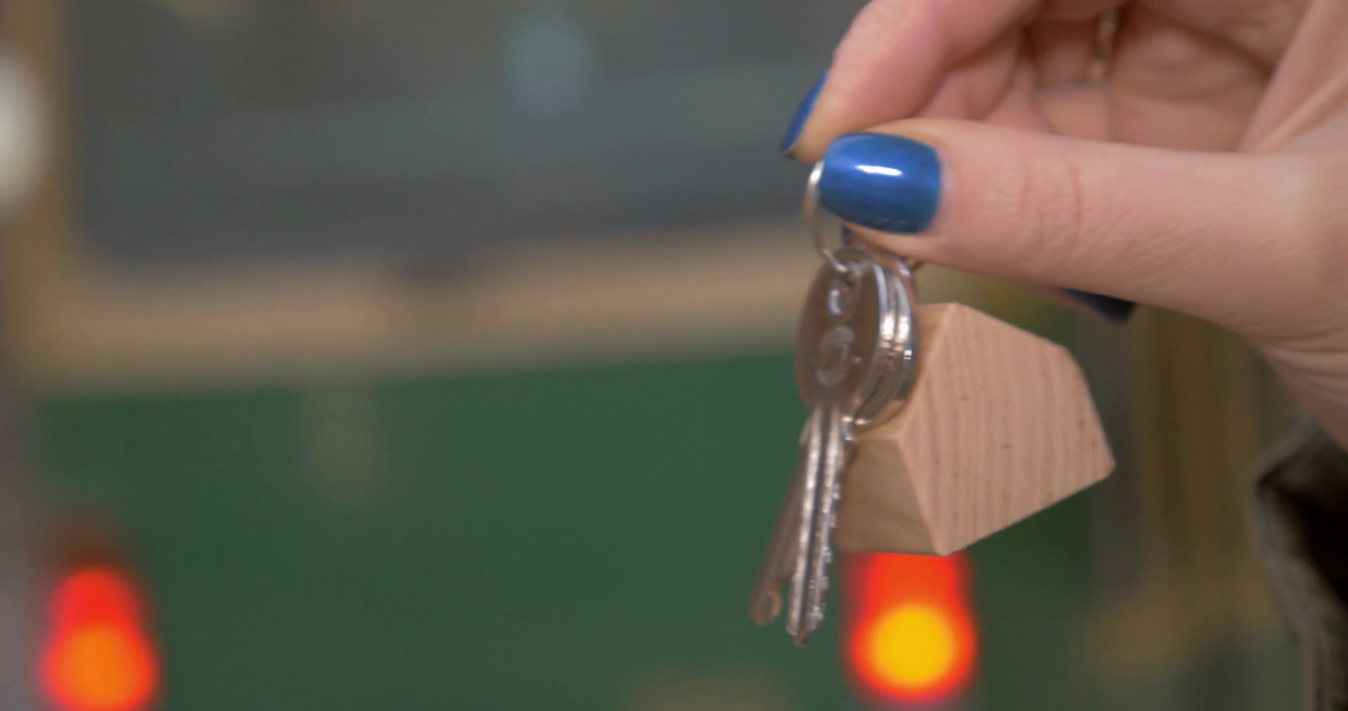 Close-up Shot Of Female Hand Holding Keys Stock Footage SBV-338003595 ...