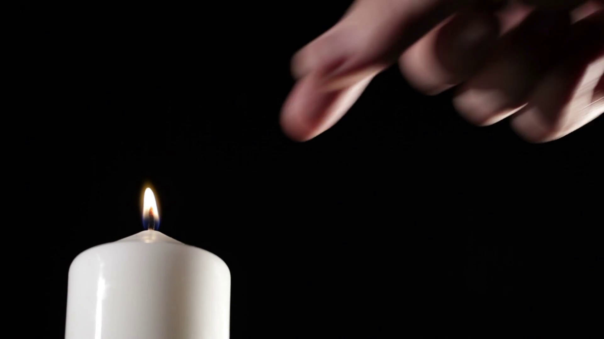 Extinguished Candle With Elegant Swirling Stock Footage SBV-338046555 ...