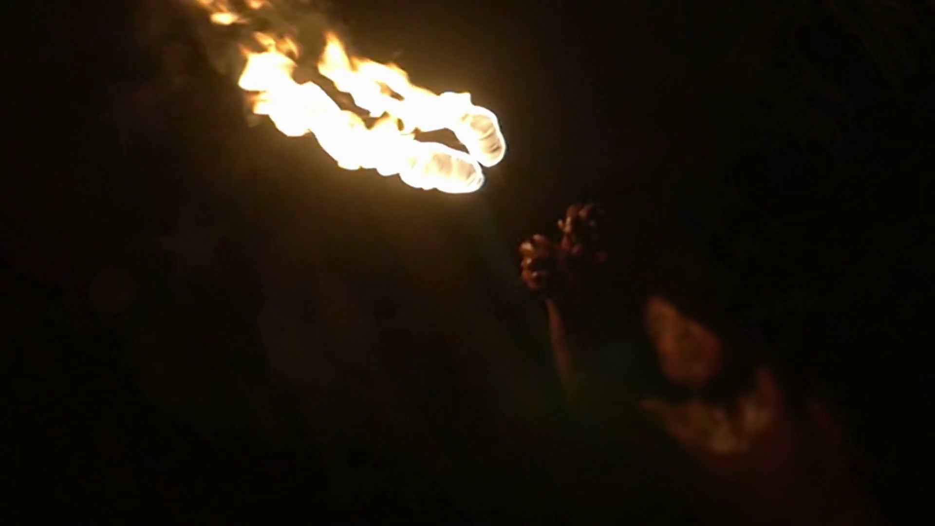 Fire-breather Making Fire Explosion Stock Footage SBV-338598348 ...