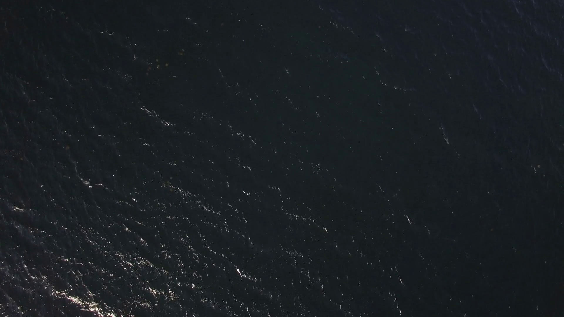 Flying Over Dark Deep Sea Vast Water Surface Stock Footage SBV ...