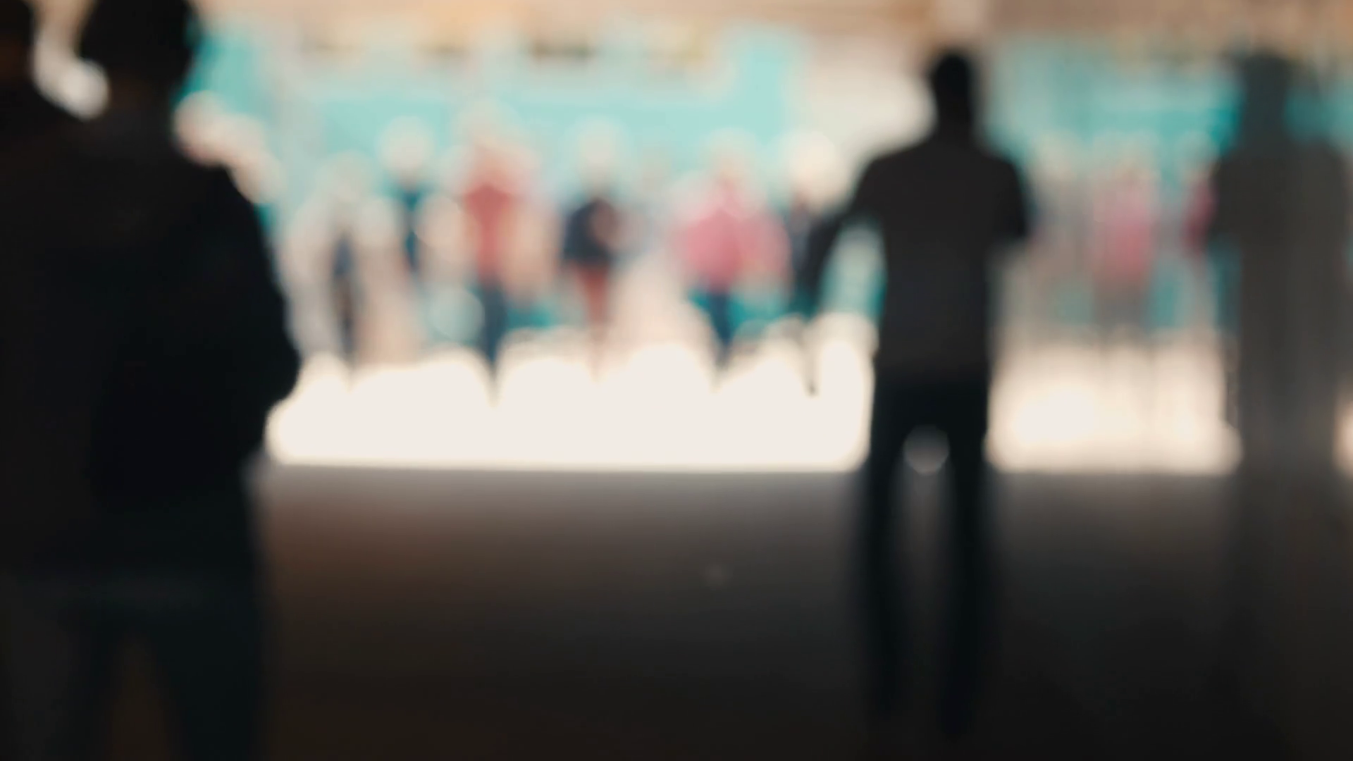 Hd Version - Blurred Silhouettes Of People Stock Footage SBV-338051293 ...