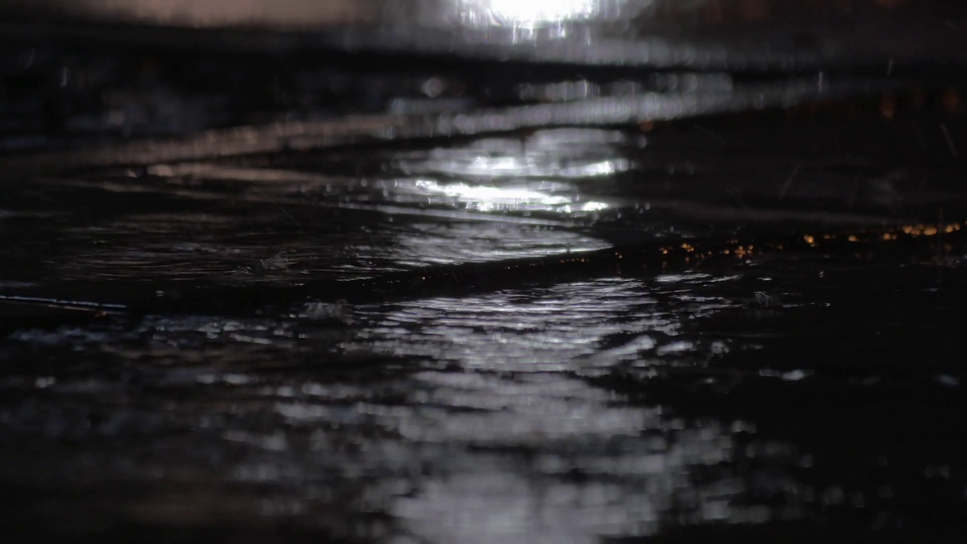 Heavy Rains In Puddles Falling Drops On Stock Footage SBV-338015682 ...