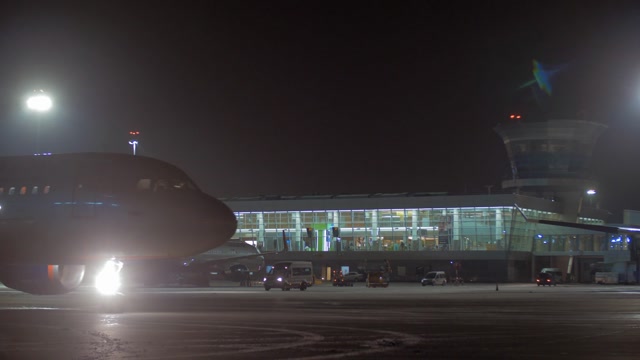 Airport Terminal Night Stock Footage: Royalty-Free Video Clips ...