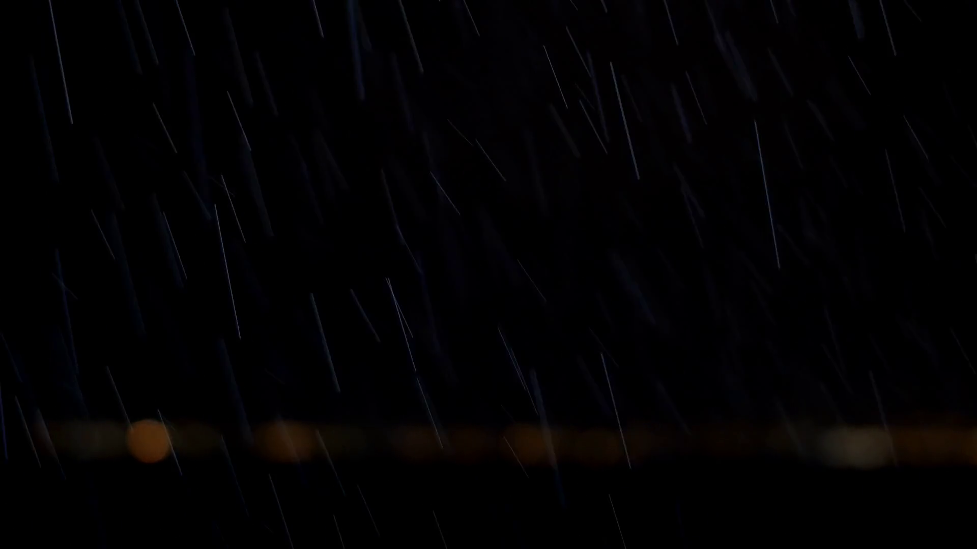 Night Rain During Thunderstorm Falling Rain Stock Footage SBV-338015436 ...