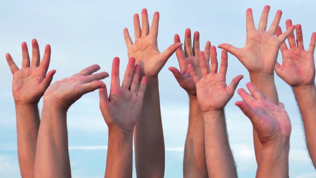 Hands Up Stock Footage: Royalty-Free Video Clips - Storyblocks