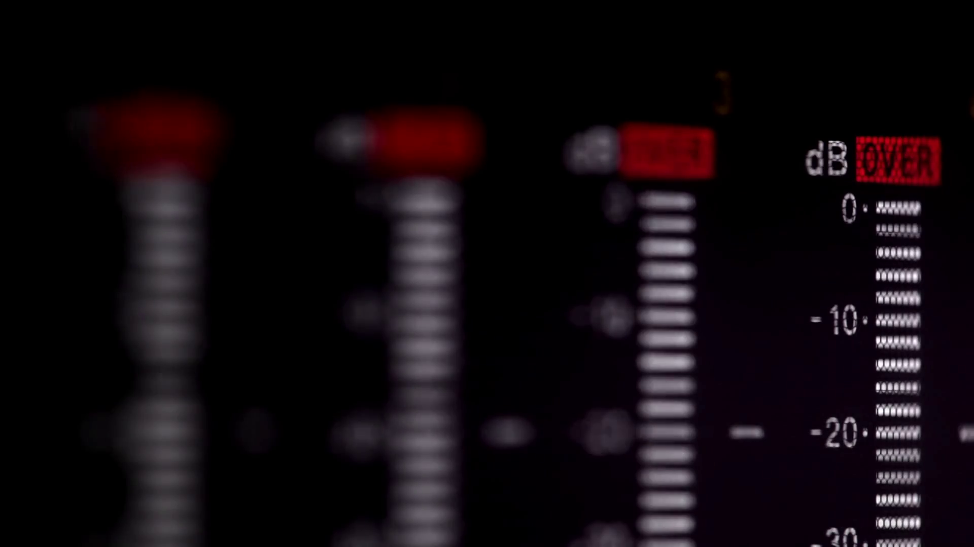 Sound Indicators On Professional Video Stock Footage SBV-338043251 ...