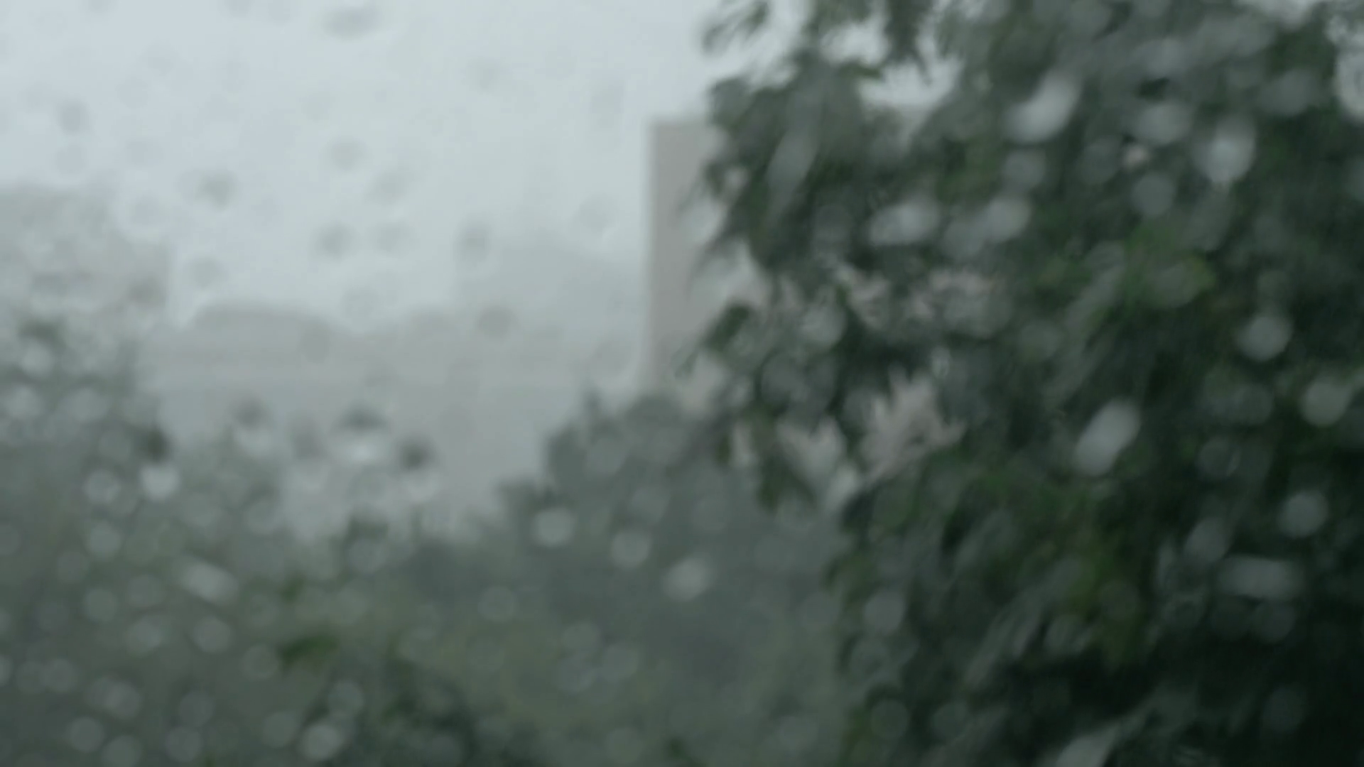 View Through Window To Thunderstorm Outside Stock Footage SBV-338006984 ...