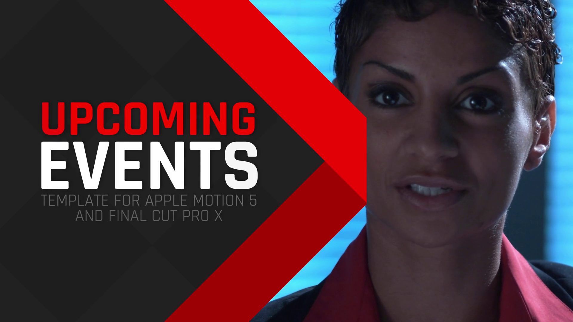 Apple Motion Template: Upcoming Events: 4k Uhd Template Motion & Fcp ...