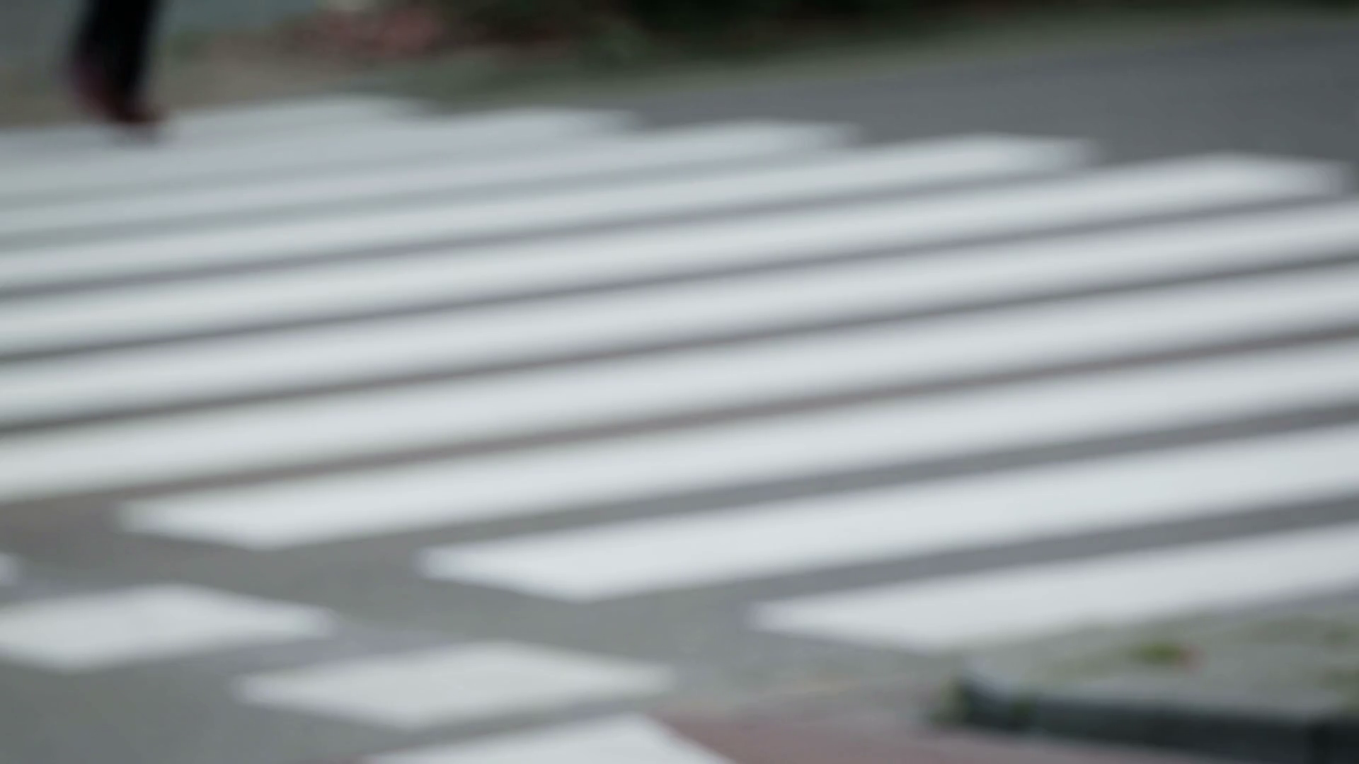 Pedestrians Walk Over Zebra Crossing On City Stock Footage SBV ...