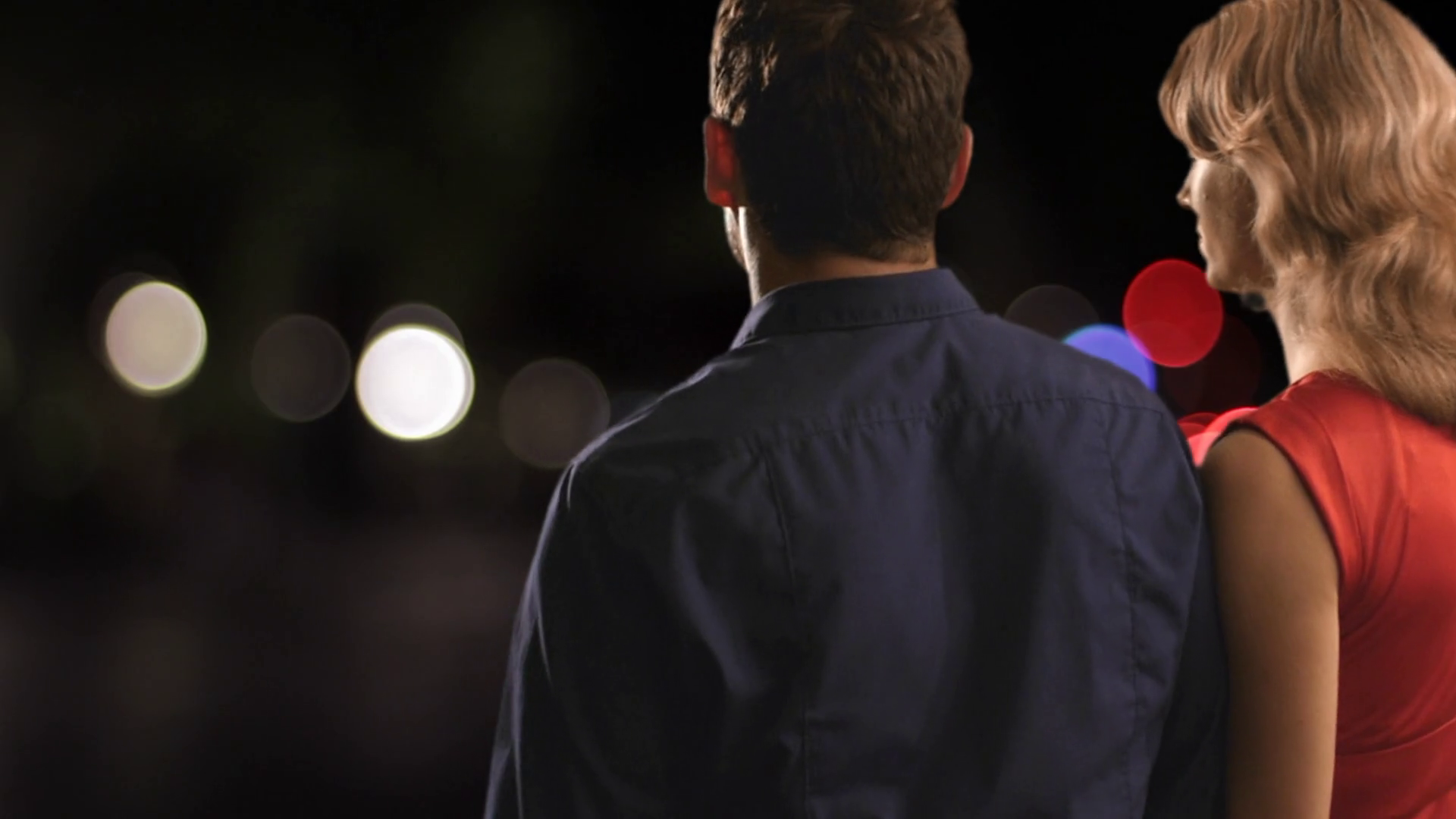Couple Crossing Street At Night Stock Footage SBV-300576649 - Storyblocks