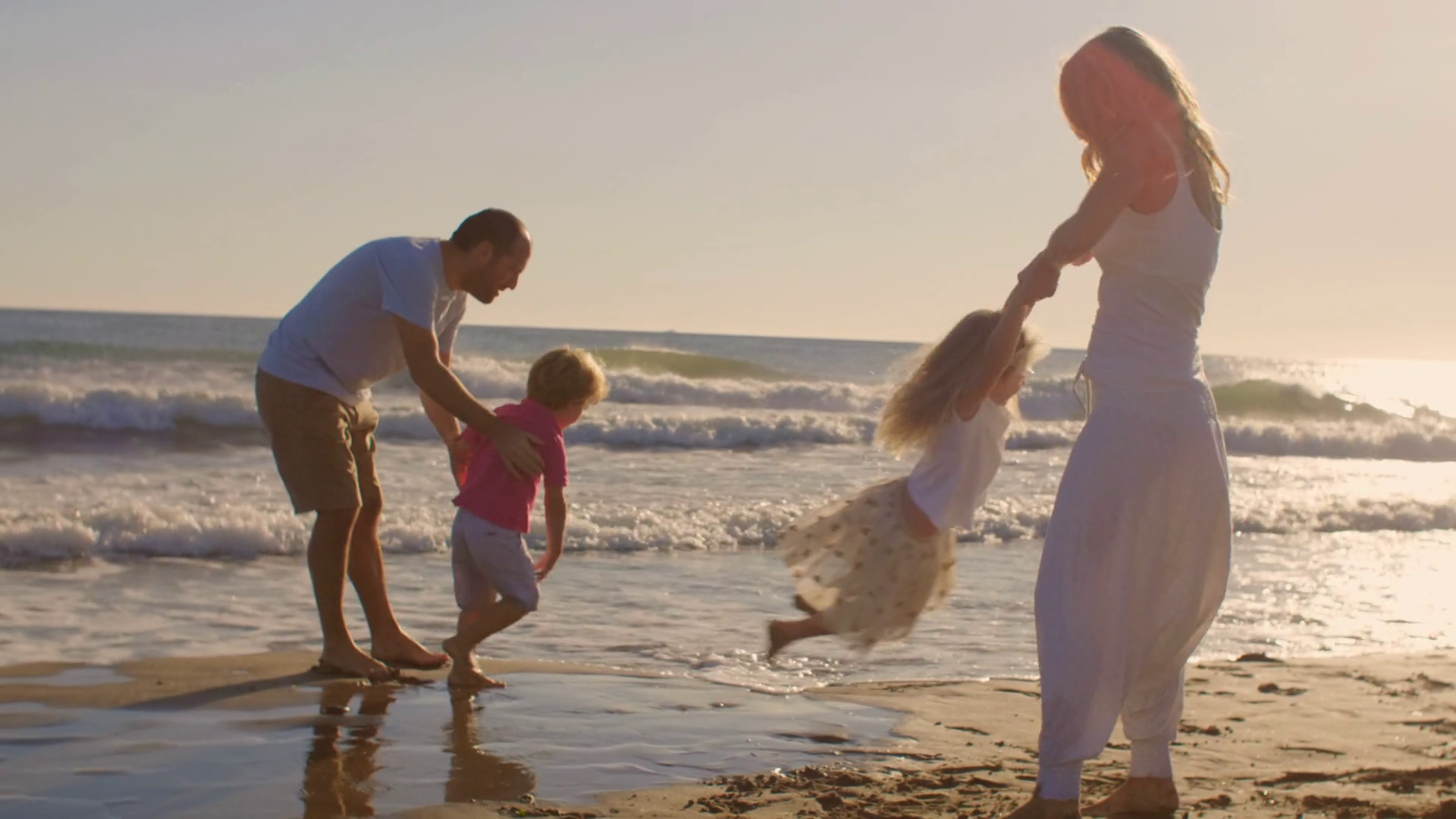 Family Enjoying Beach Time Stock Footage SBV-319994989 - Storyblocks