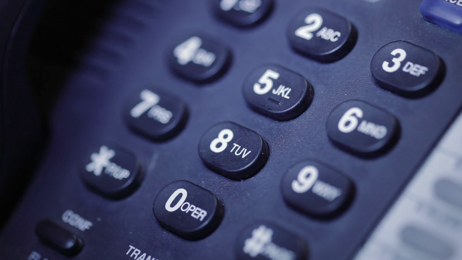 Communication With Digital Keypad Of Office Stock Footage SBV-300225204 ...