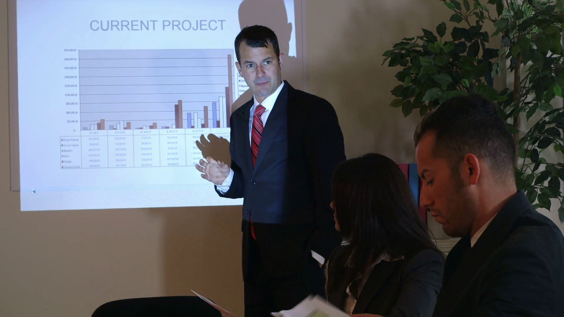 corporate meeting presenter Stock Video Footage 00:21 SBV-300309928 ...